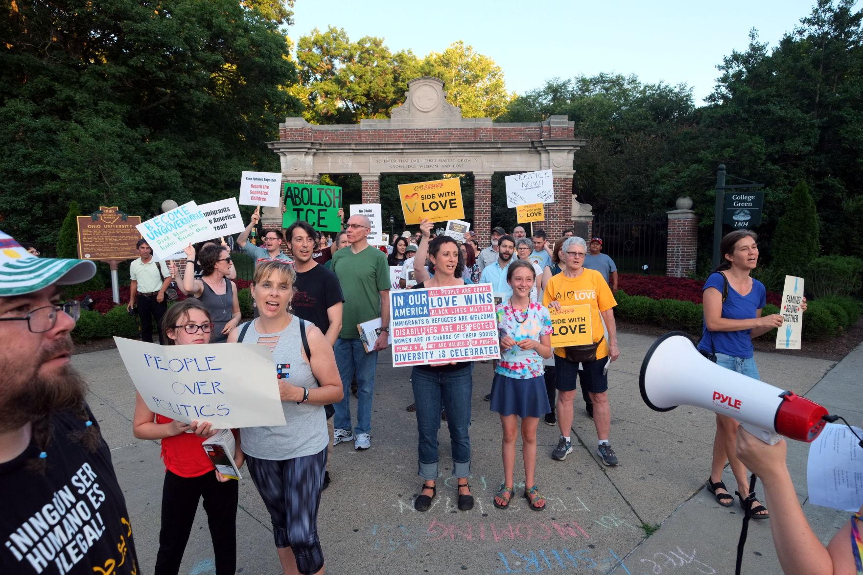 Athens protest decries Trump immigration crackdown | Local News ...