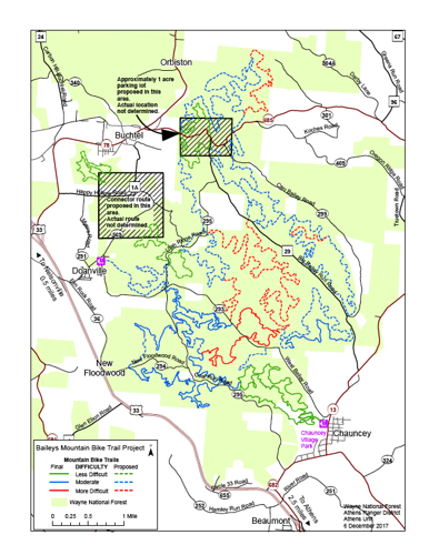 Big mountain bike trail system in works for Wayne National Forest ...