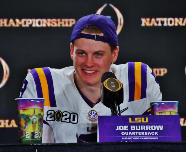 Joe Burrow achieves his dream, a national title | Photo Galleries ...