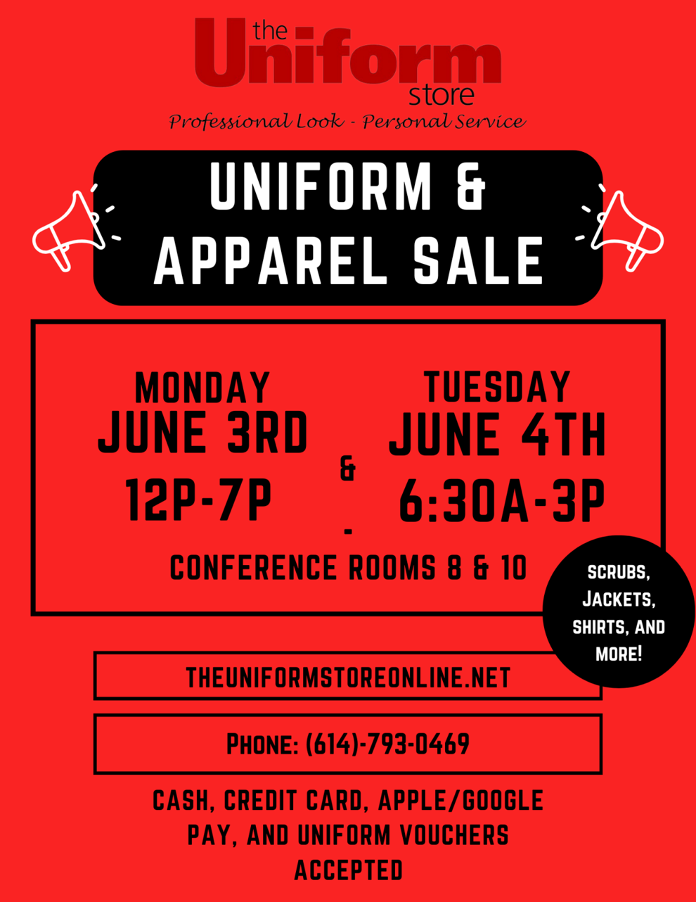 Guild of OhioHealth O'Bleness Hospital Uniform and Apparel Sale ...