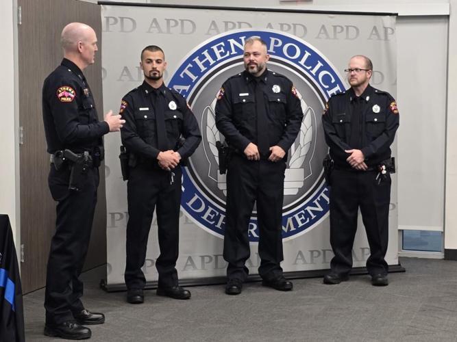 Athens PD holds pinning ceremony | News | athensreview.com