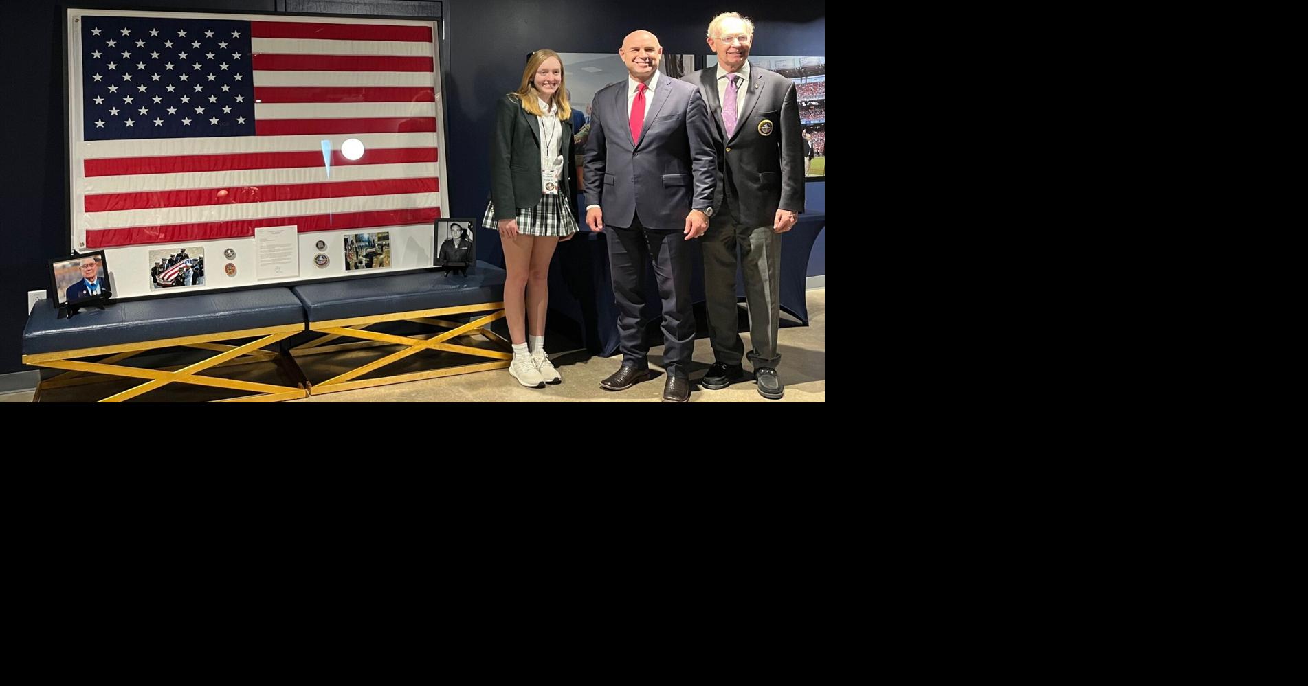 U.S. Rep. Ellzey, McNutt Family donate flag to museum | News ...