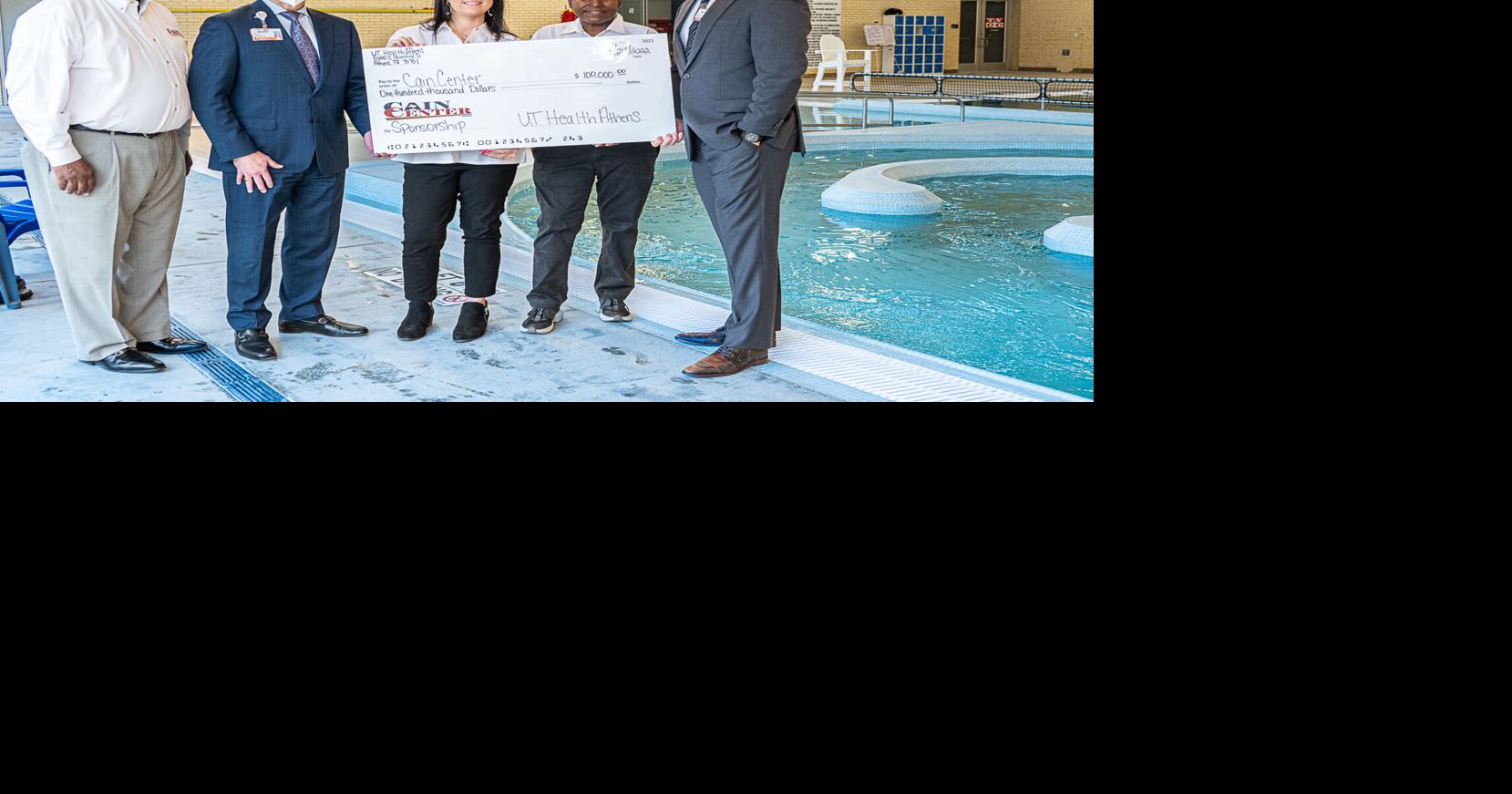 UT Health-Athens donates $100K to Cain Center | News | athensreview.com