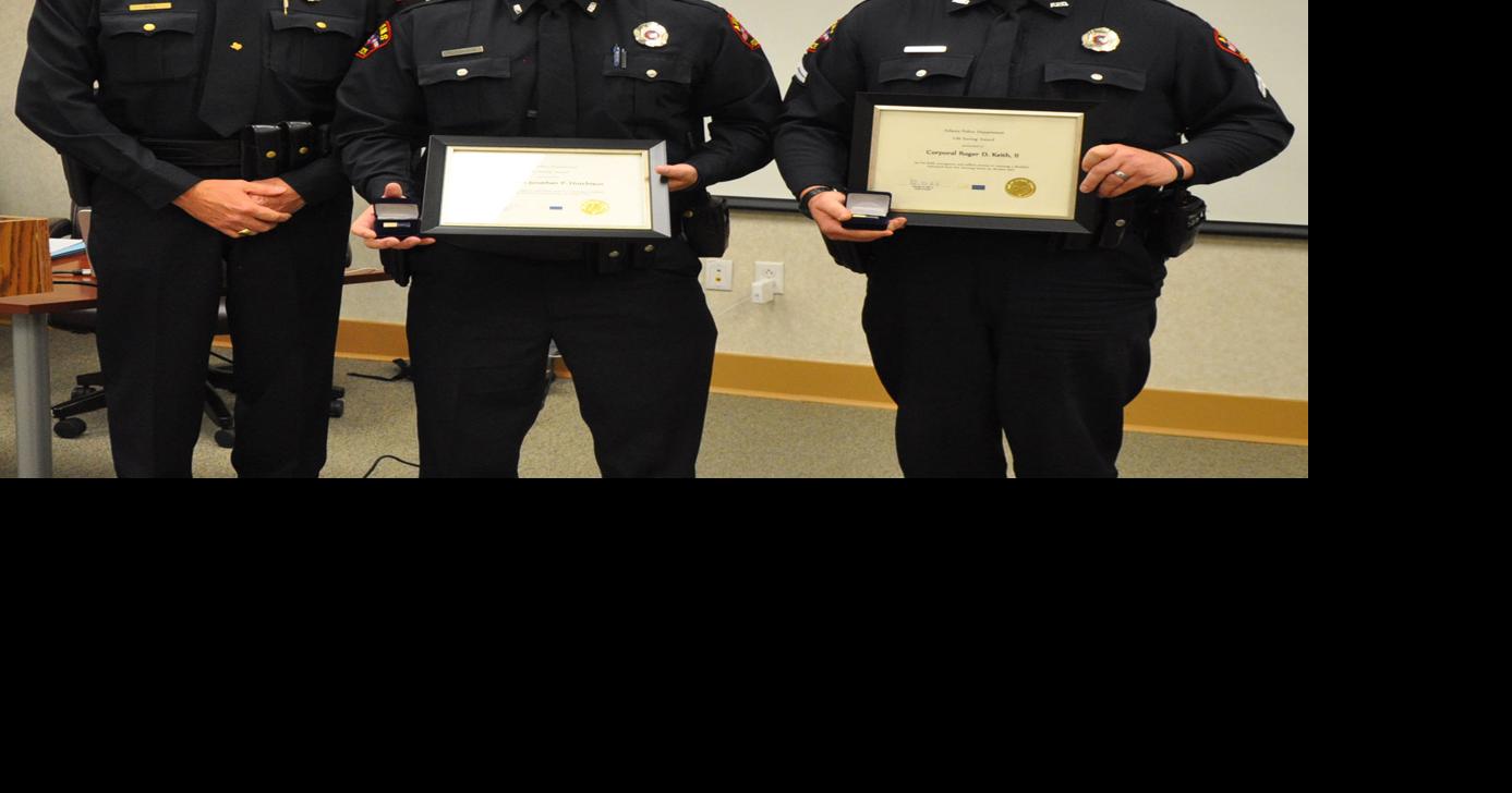 Athens Police officers honored for saving woman’s life | Local News ...
