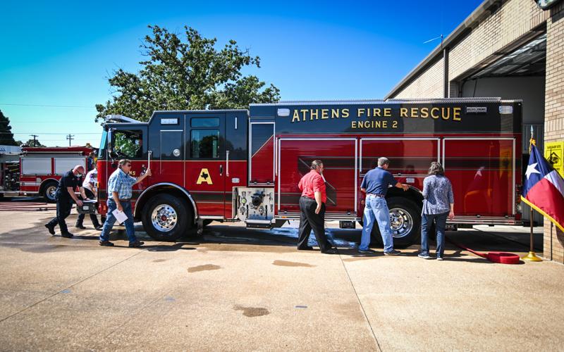 Athens dedicates new fire engine | News | athensreview.com