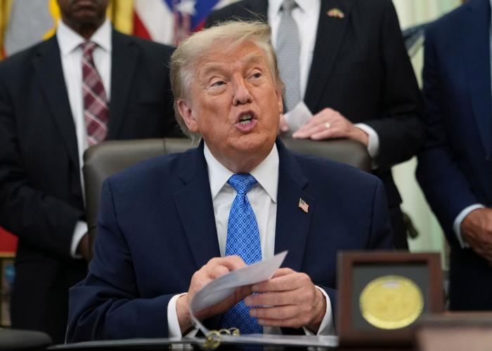 US strikes Iran in response to a drone attack on a ship that Trump says ...