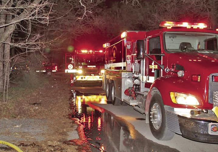 Gun Barrel firefighters narrowly escape injury during house fire | News ...