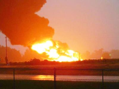 Hot fire in Murchison | Local News | athensreview.com