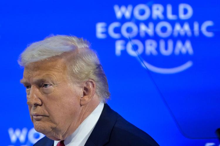 Trump in Davos says NATO should allow the US to take Greenland but he ...