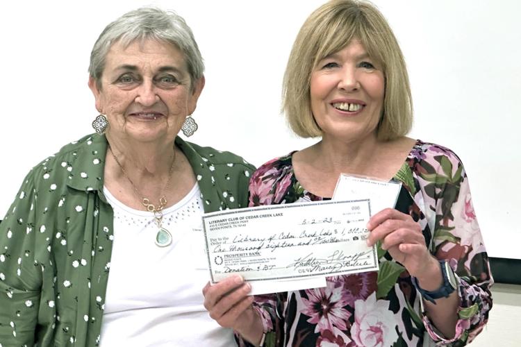 Cedar Creek Lake Literary Club hosts May meeting | News | athensreview.com