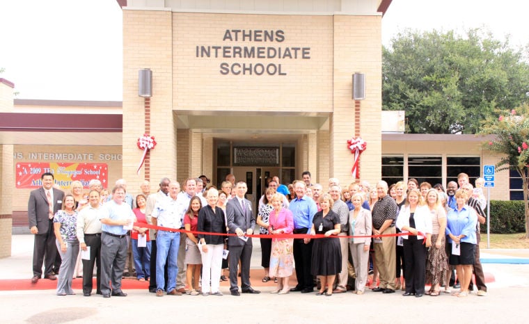 Large crowd at Athens Intermediate School ribbon cutting | News ...
