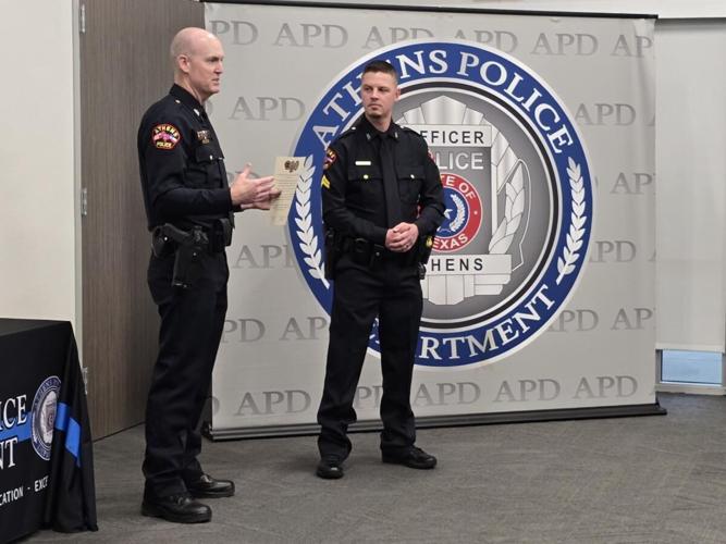 Athens PD holds pinning ceremony | News | athensreview.com