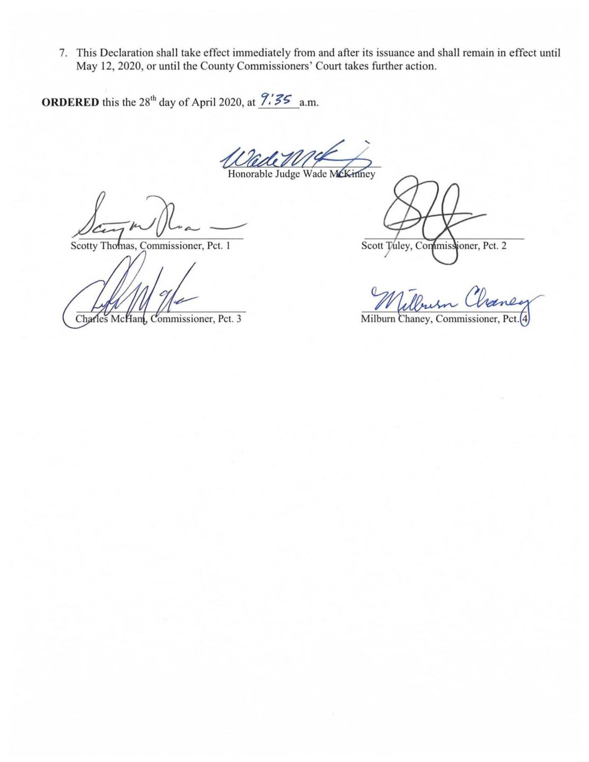 Emergency Declaration Extended | Covid-19 | athensreview.com