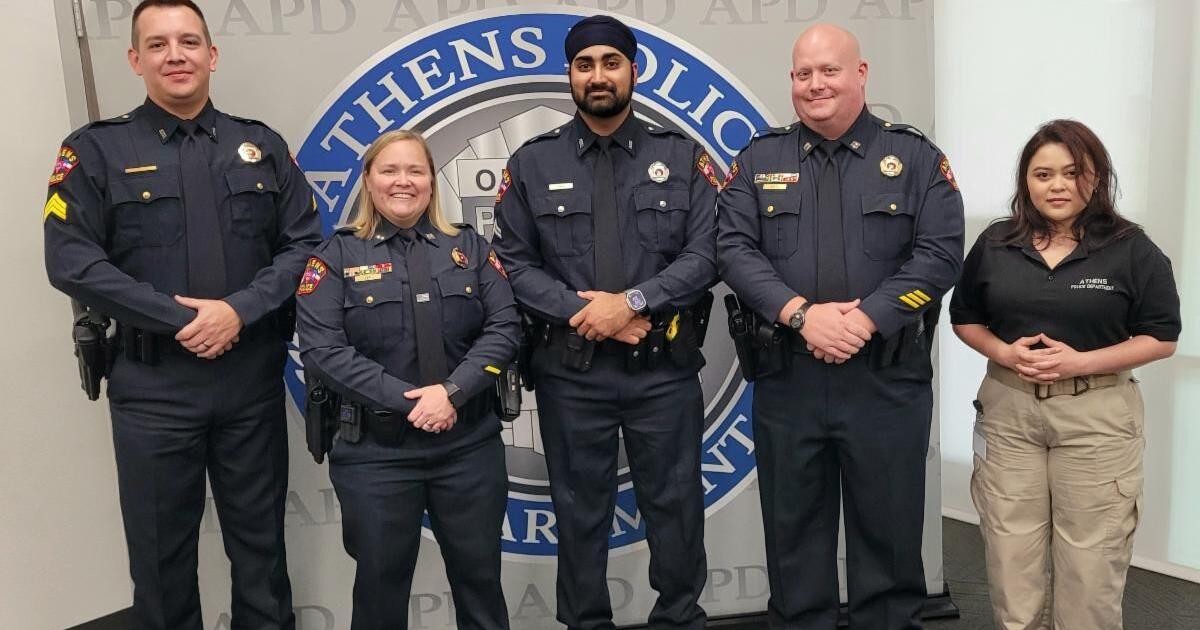 Athens Police Department promotes officers | News | athensreview.com