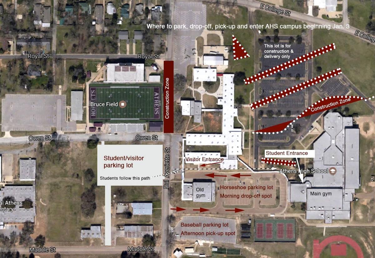 Construction causes changes at Athens High School | News | athensreview.com