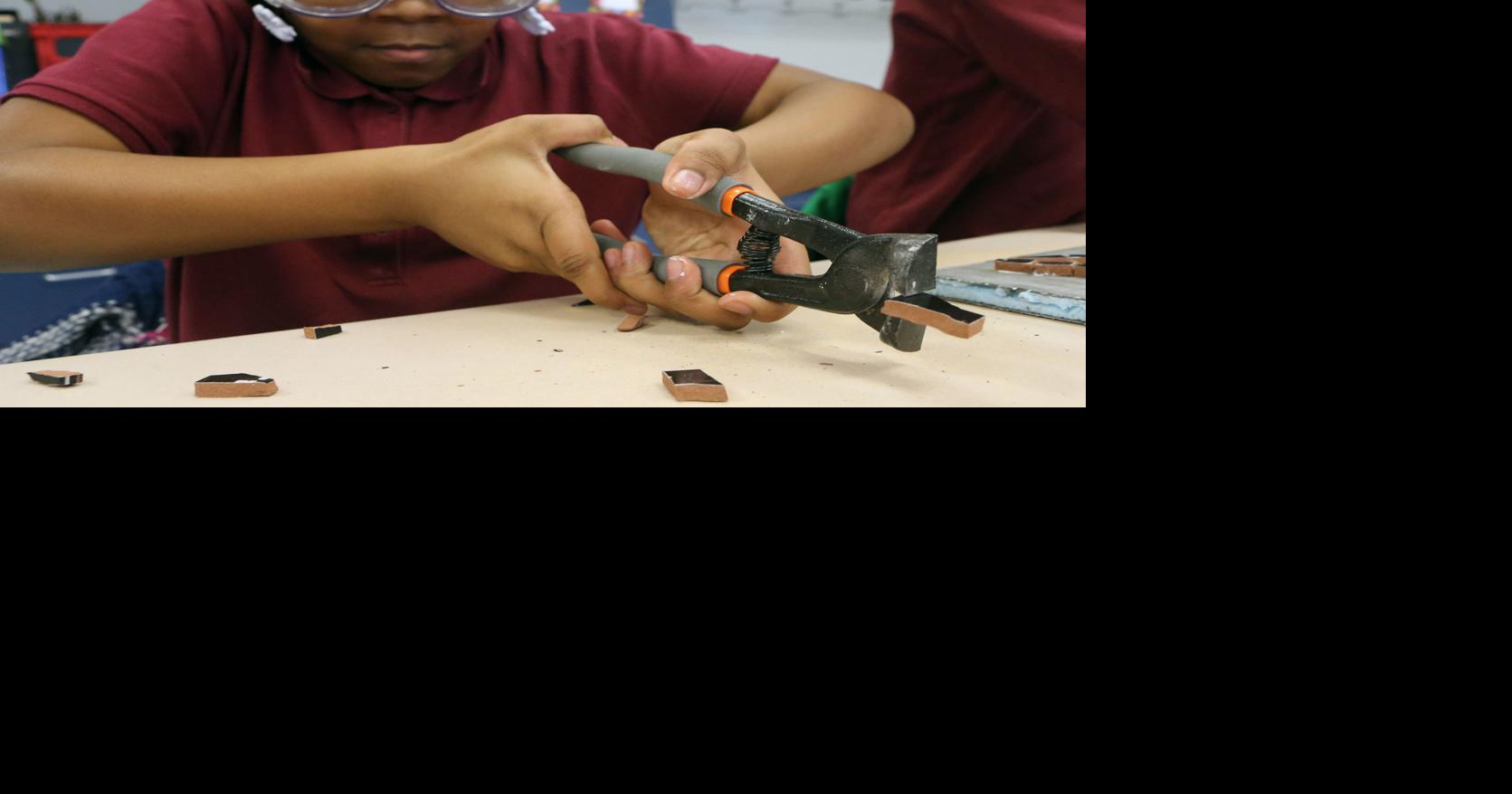 Pleasantville students create a multicultural mosaic tile garden ...