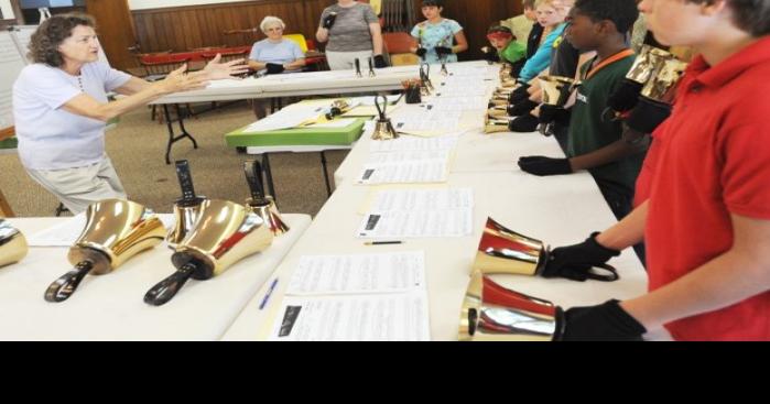 A show of hands: Students end summer at church's handbell camp ...