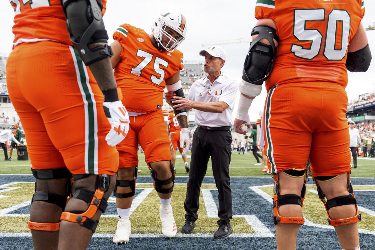 Coaching is teaching, Miami offensive line coach Alex Mirabal says