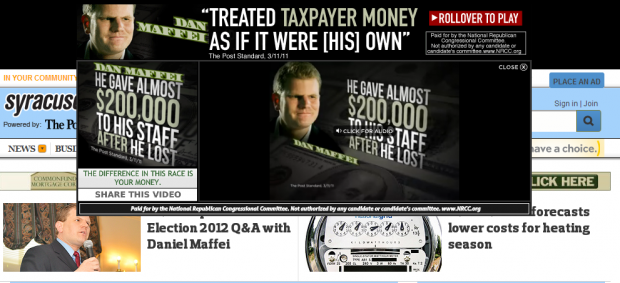NRCC uses online ad to promote latest anti-Maffei TV ad