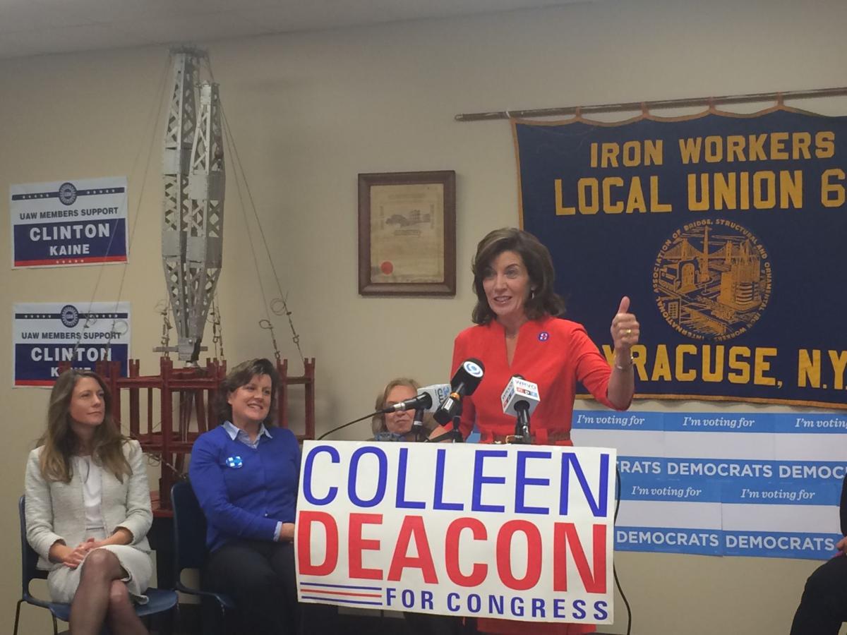 Lt. Gov. Kathy Hochul endorses Colleen Deacon for Congress