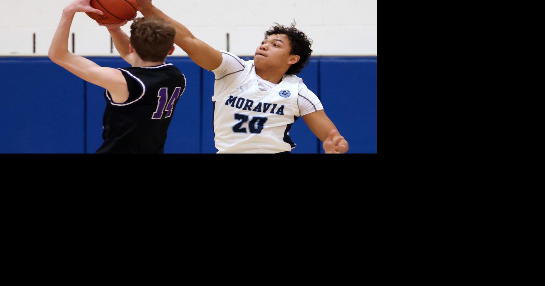 No. 15 Moravia boys basketball takes care of Marathon