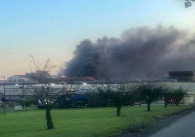 Crews battle scrap metal fire at Nucor in Auburn