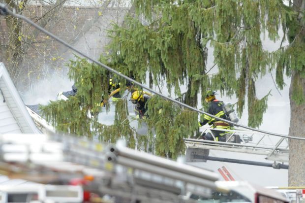 Jordan house fire displaces family of four, destroys Lawrence Street home