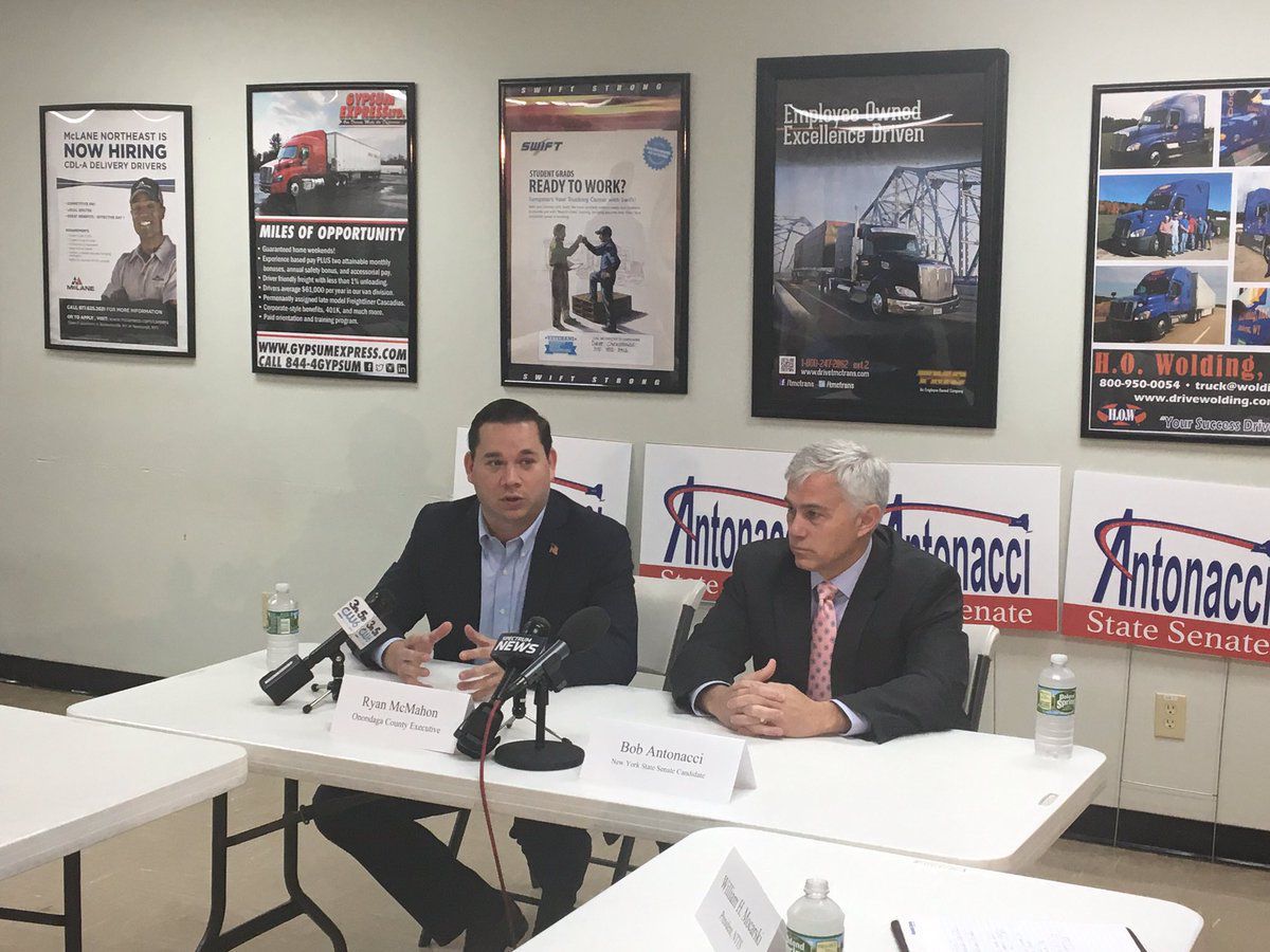 Antonacci campaigns with McMahon, Mannion rallies with labor as NY ...