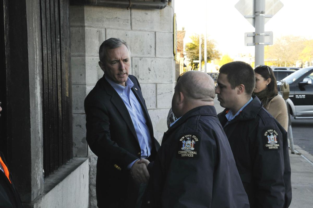 Rep. John Katko, Colleen Deacon visit Auburn on election eve in race ...