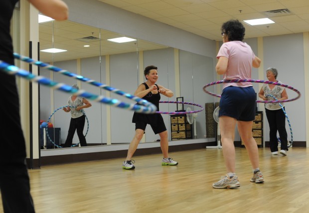 Class of adults brings back hula hoops