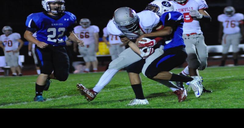 Jordan-Elbridge football team held in check in loss to experienced Lowville