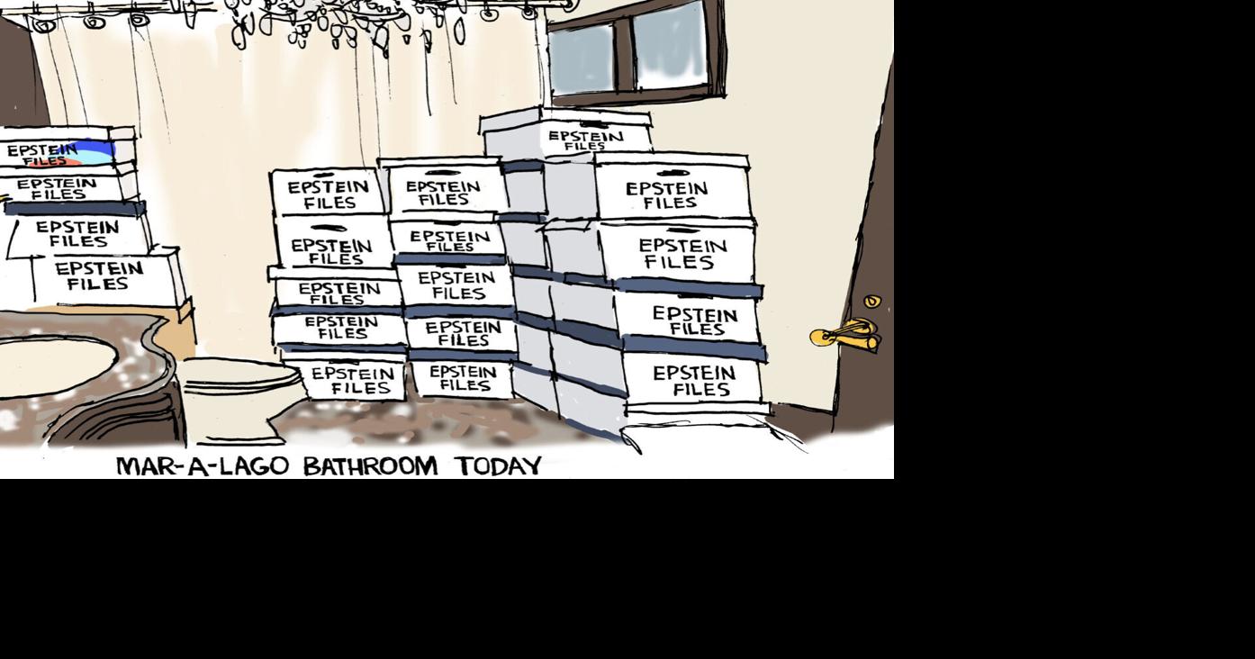 23 political cartoons explore the Epstein files