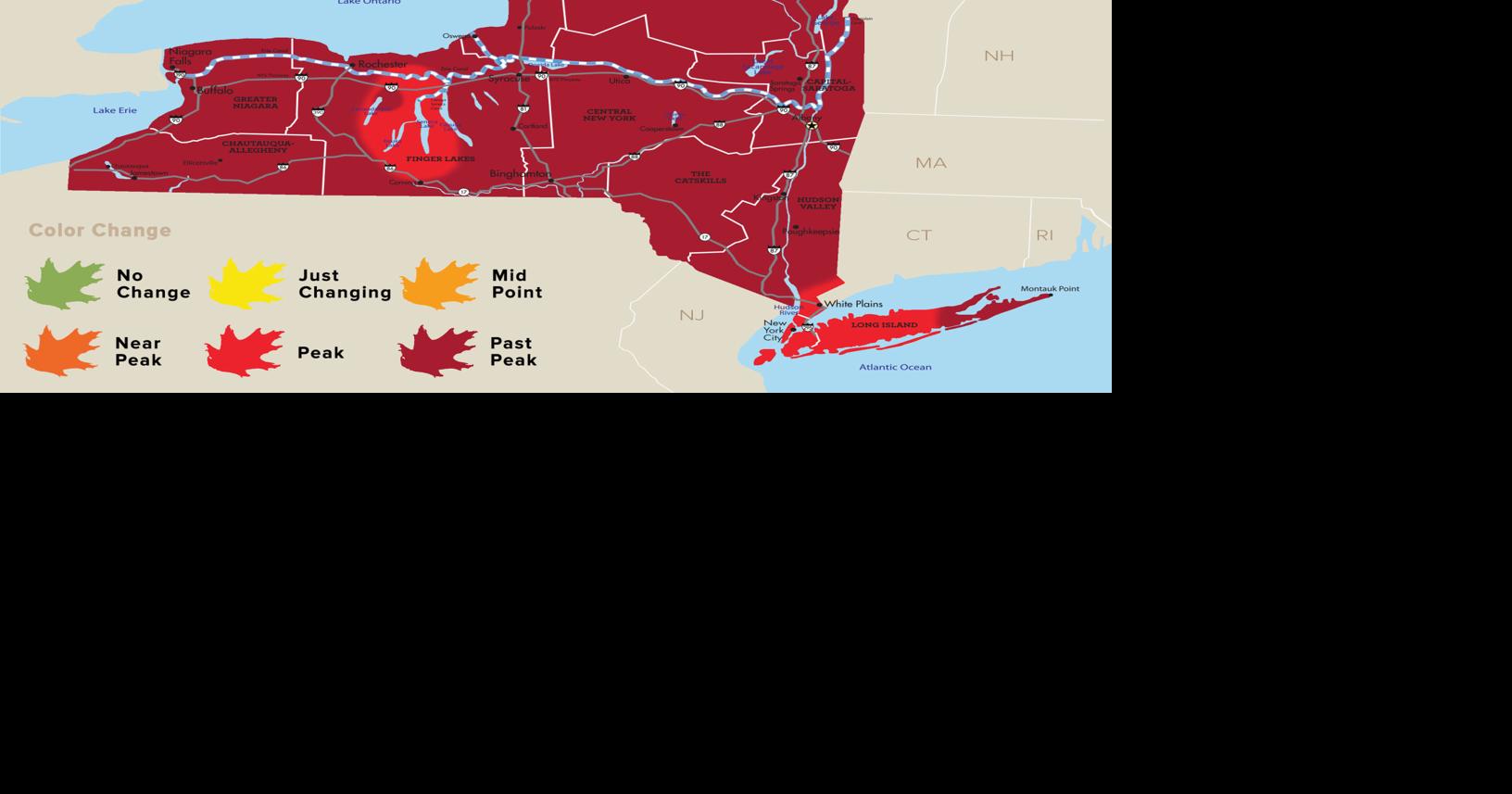 New York state fall foliage report for week of Nov. 7