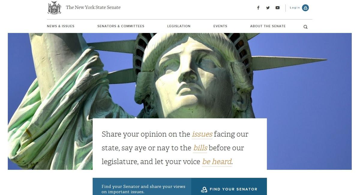 New York State Senate's website gets 'historic' makeover