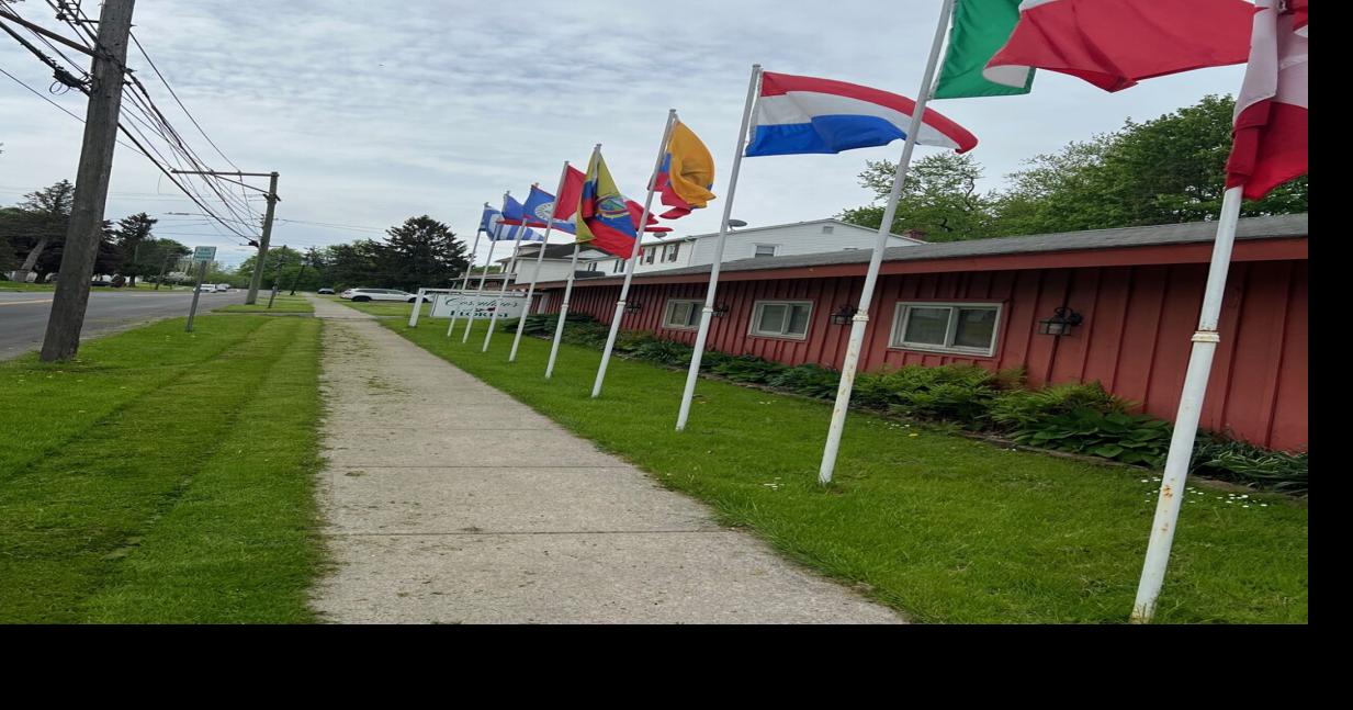 More meaningful flags outside Cosentino's Florist (column)