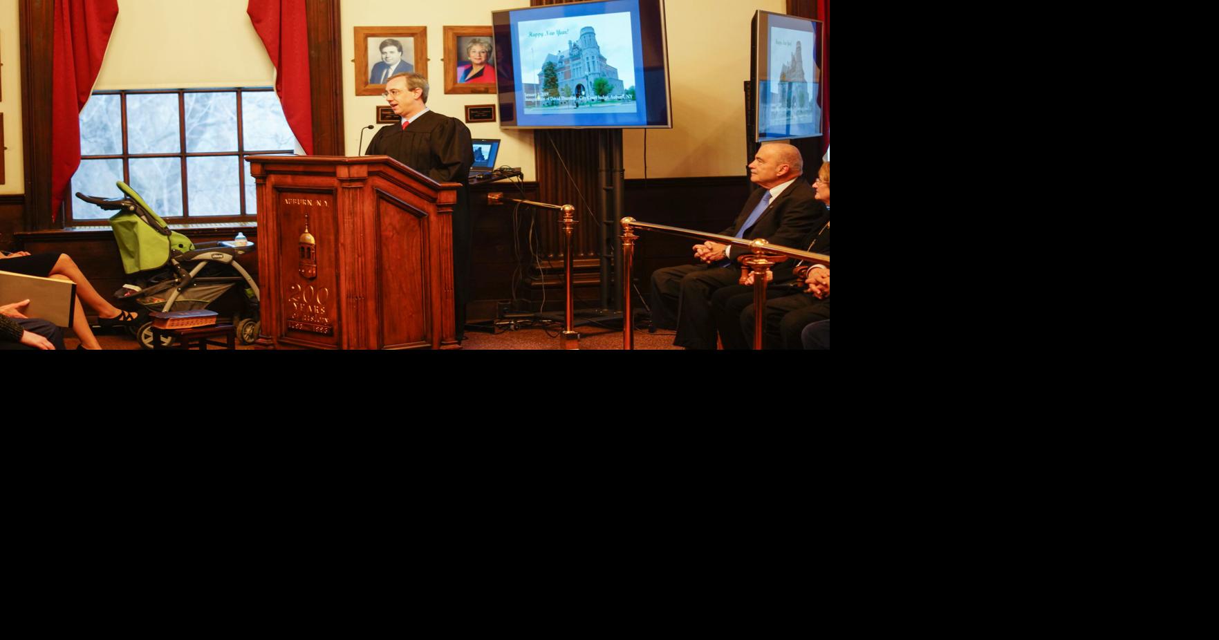 Thurston sworn in as Auburn City Court Judge New Year's Day