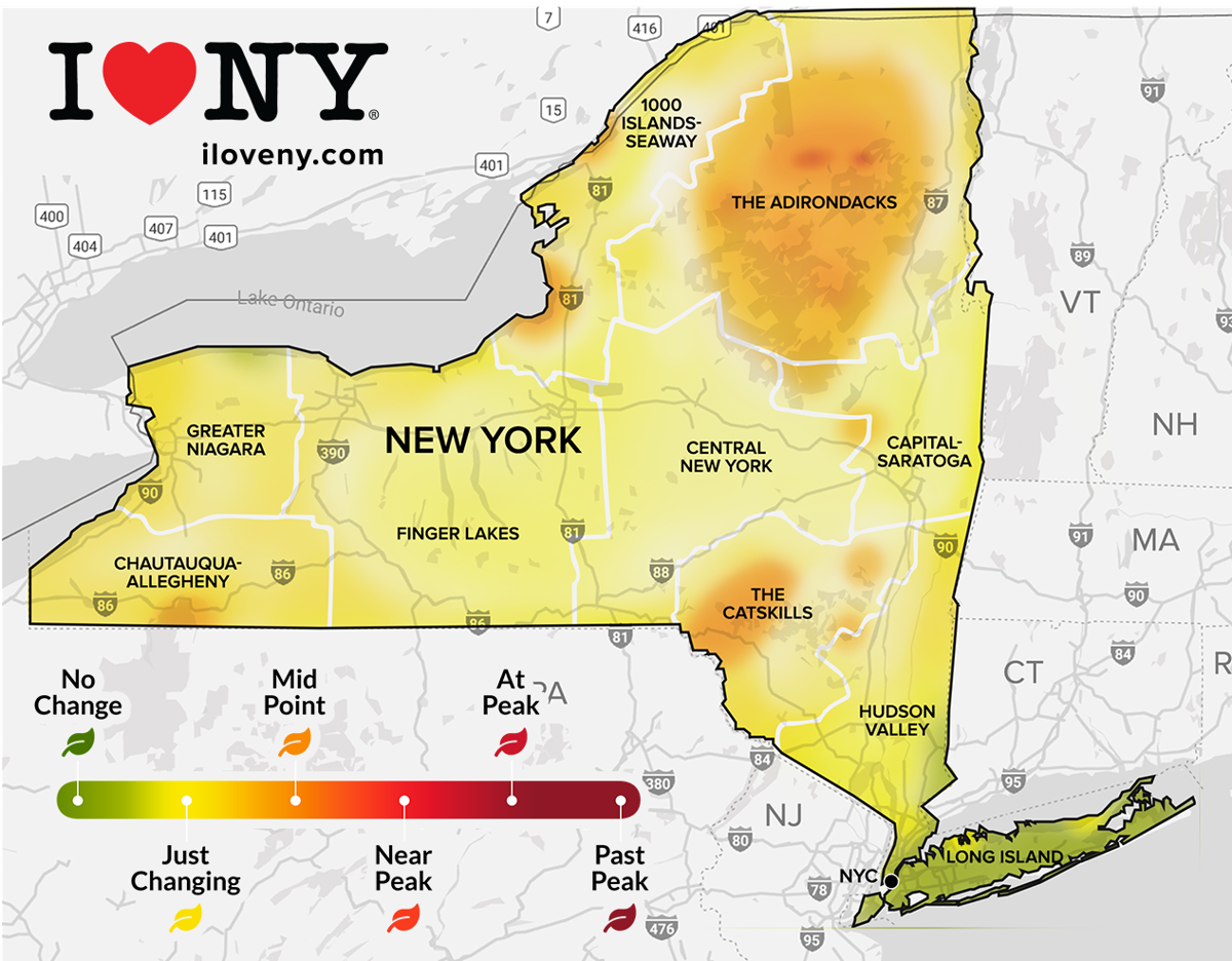 New York state fall foliage report for week of Sept. 29-Oct. 6