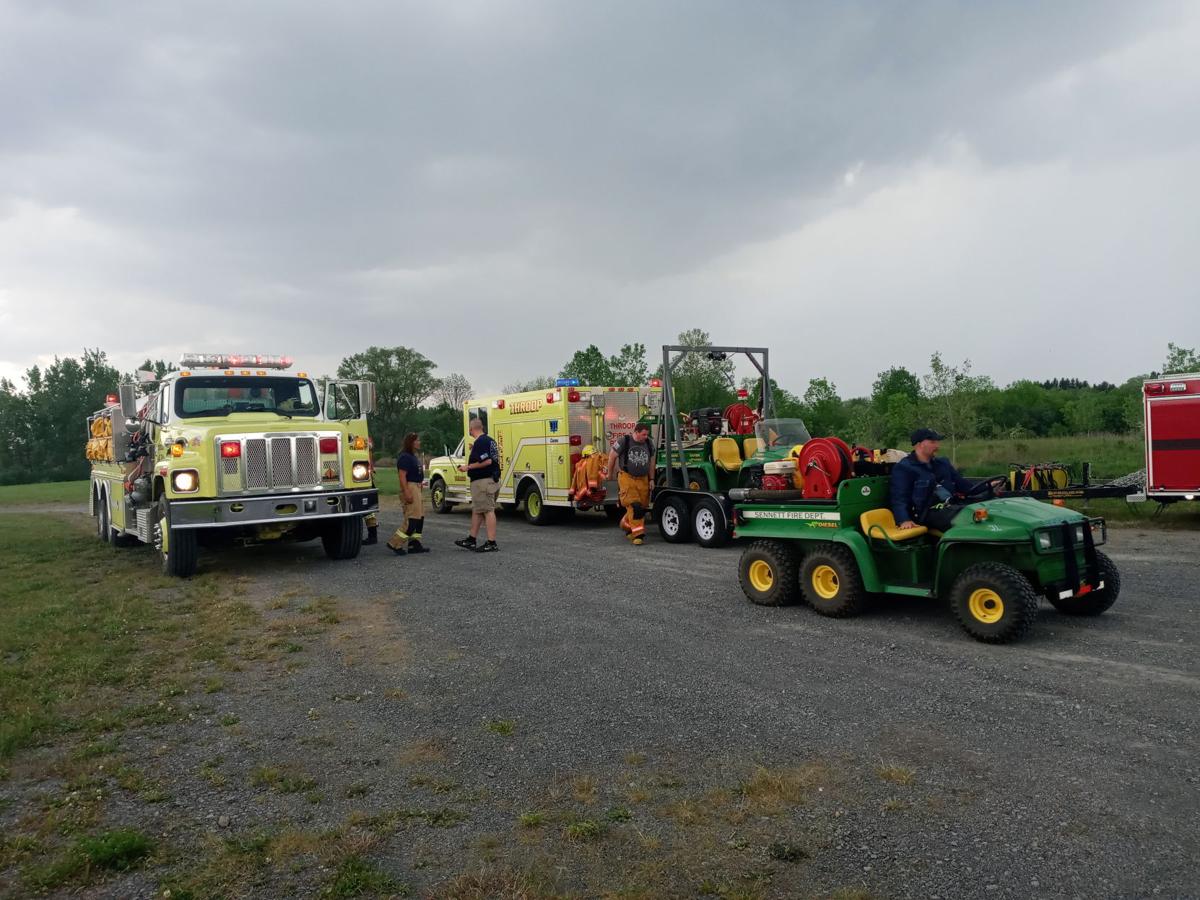 Controlled burn in Cayuga County turns into uncontrolled burn