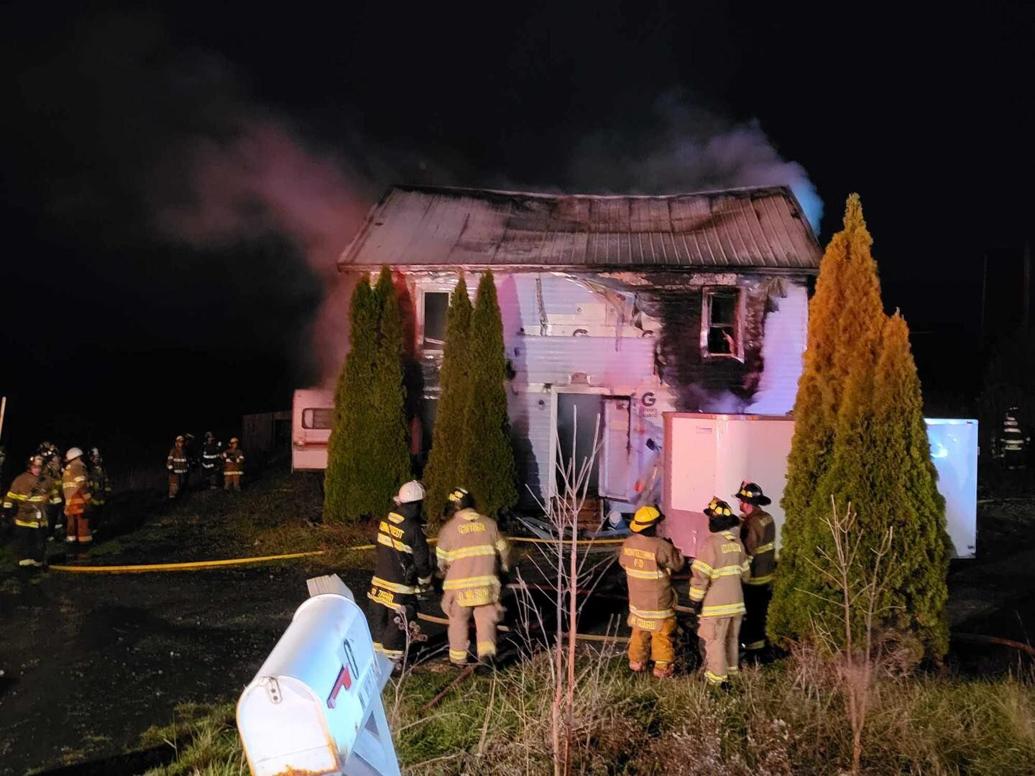 Vacant home in town of Montezuma destroyed by fire