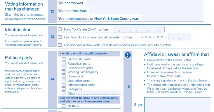 NY lawmakers giving voters more time to change party affiliation