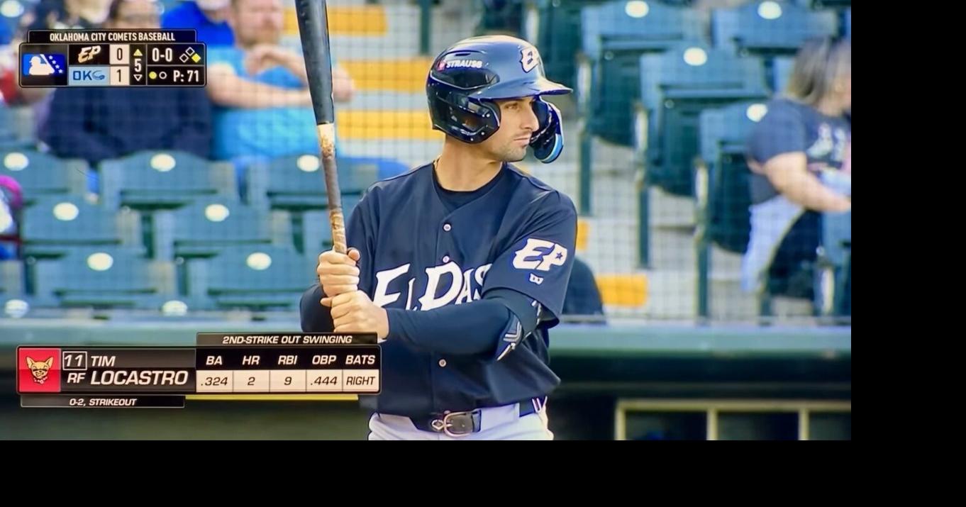 Tim Locastro continues great play with Triple-A El Paso