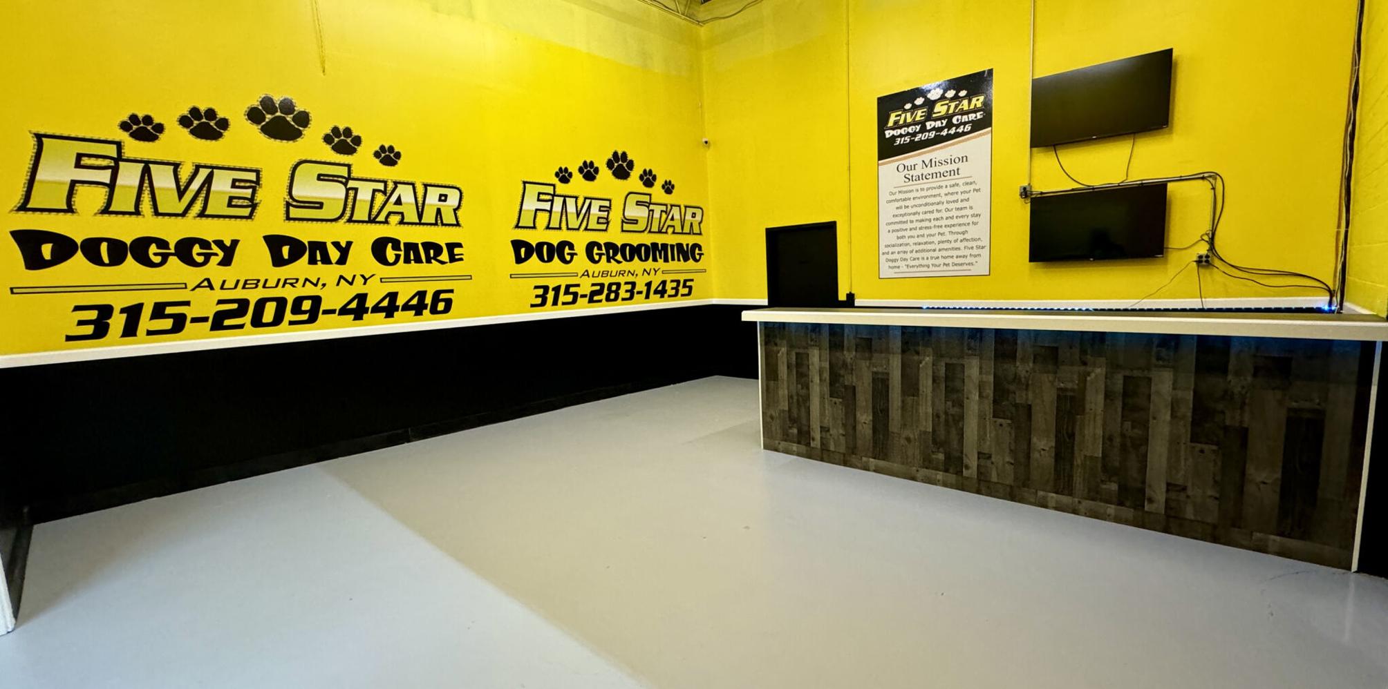 Five Star Dog Grooming at Fingerlakes Mall adds day care