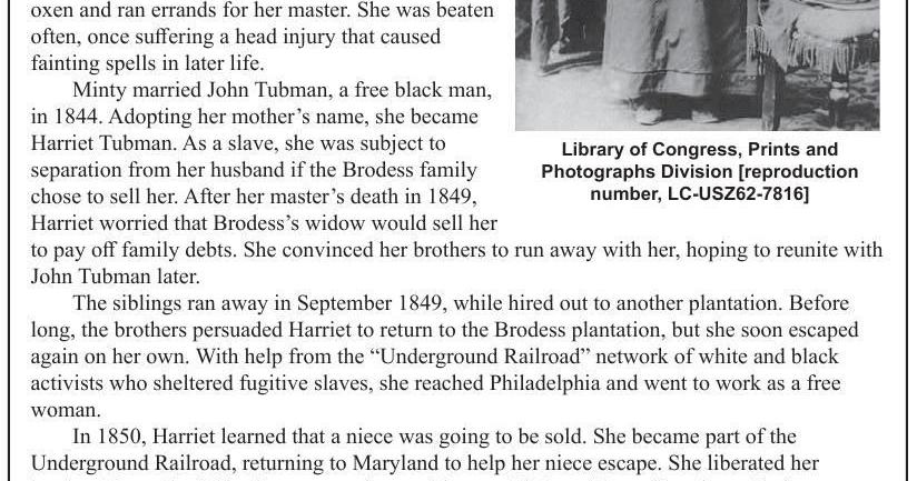 NIE Blog Black History Month profile: Harriet Tubman