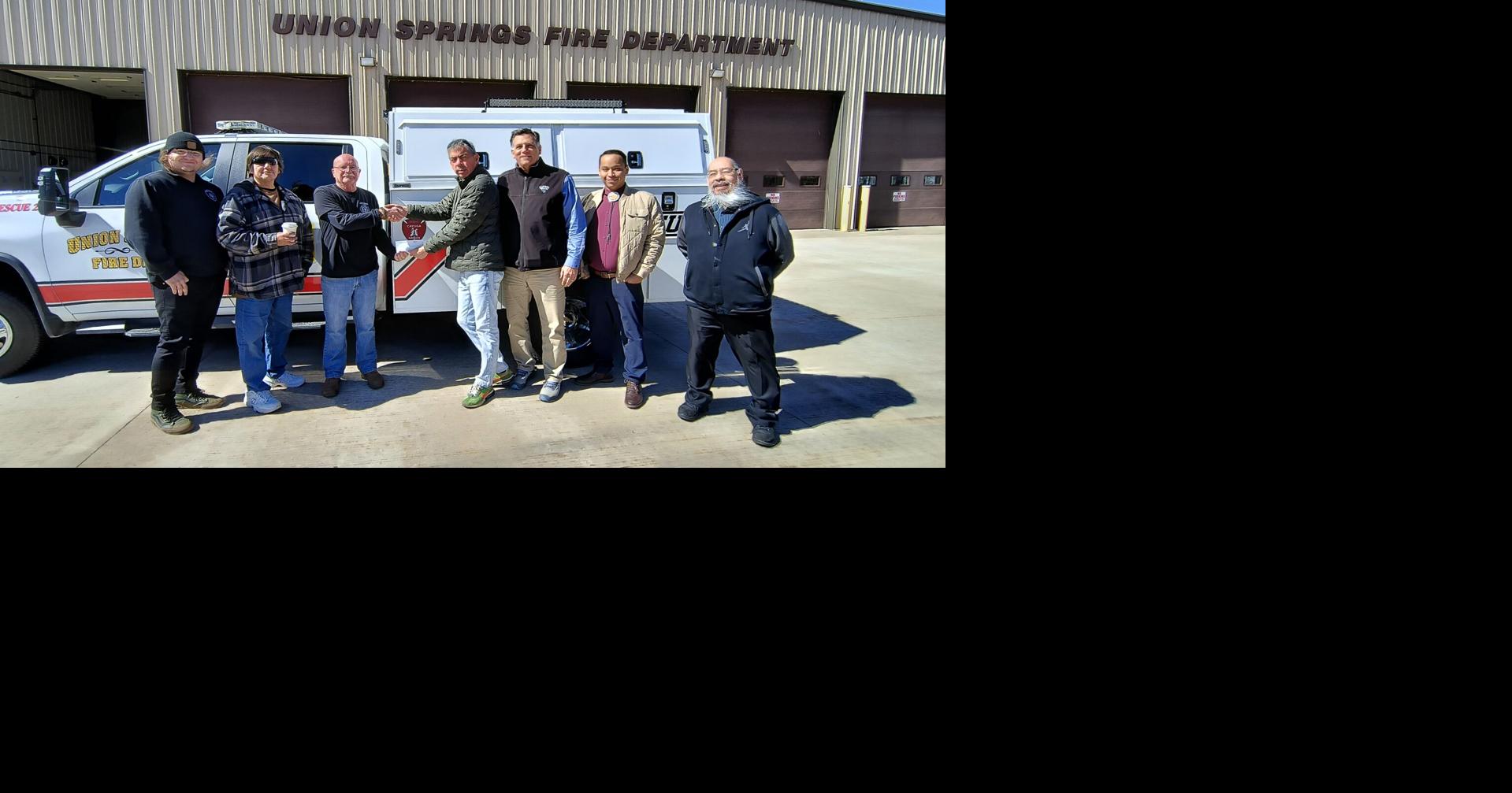 Cayuga Nation donates $60K to Union Springs Fire Department