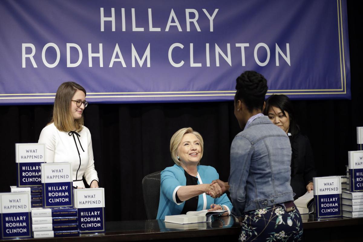 Hillary Clinton signs copies of new book at NYC bookstore