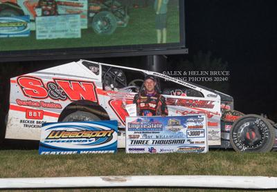 Mat Williamson wins third Weedsport Speedway race of season