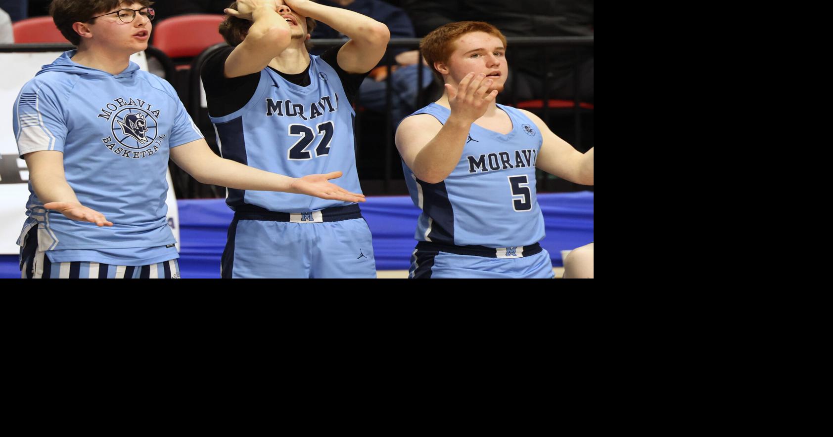 Moravia boys basketball falls to Honeoye in state semifinals