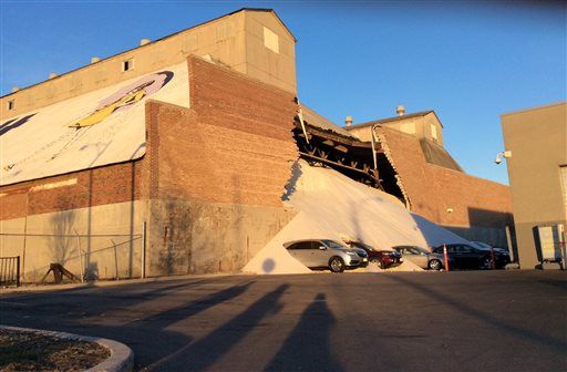 Cars buried in salt after Morton storage collapse