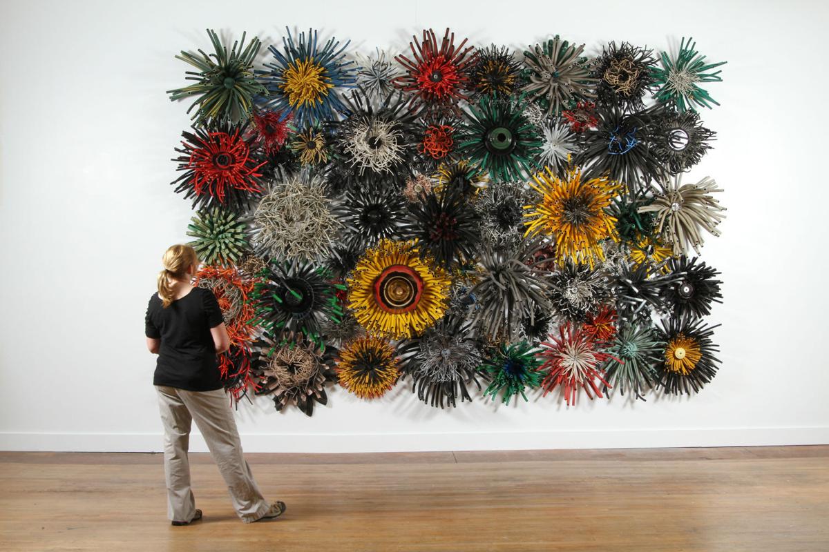 Michelle Stitzlein to show work at Schweinfurth, lead bottle cap art ...