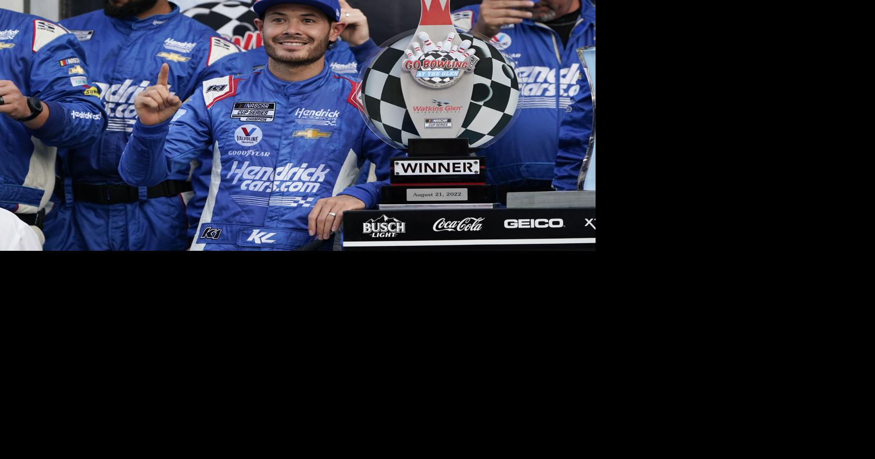 Larson wins rain-delayed NASCAR Cup race at Watkins Glen
